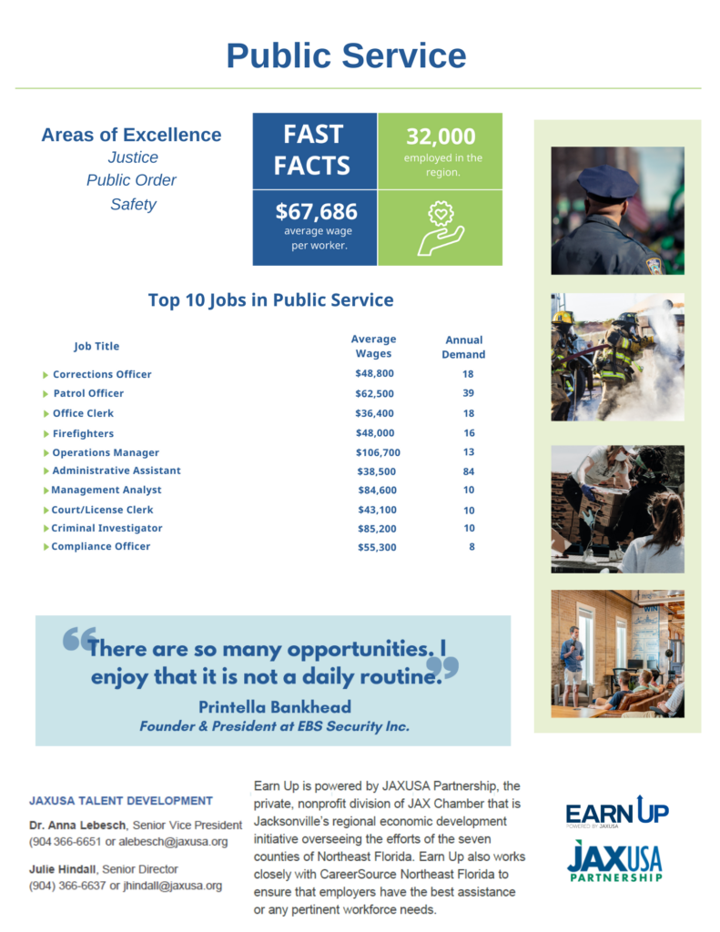 Career Pathways - Public Service Jobs - Earn Up